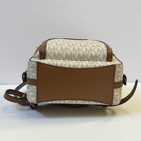 Michael Kors | Bags | Michael Kors Jaycee Mini Backpack Mk Vanilla ...